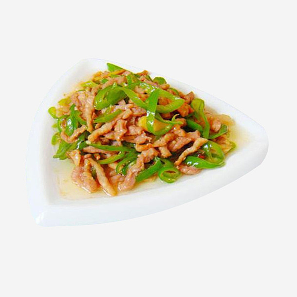 青椒肉丝三角盘精致_新图网 https://www.ixintu.com