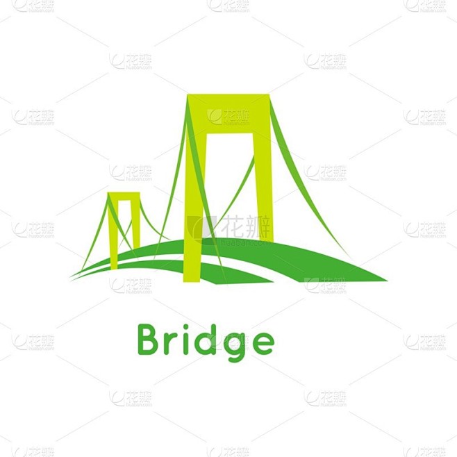桥矢量标志图标