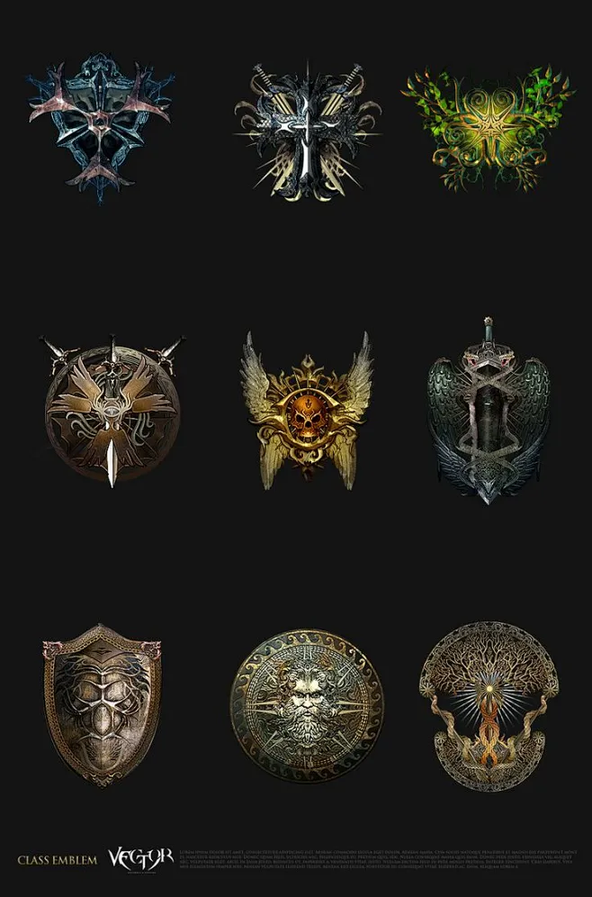 Vector Class Emblem VIA apex74.com图片_Game UI图片素材-花瓣网