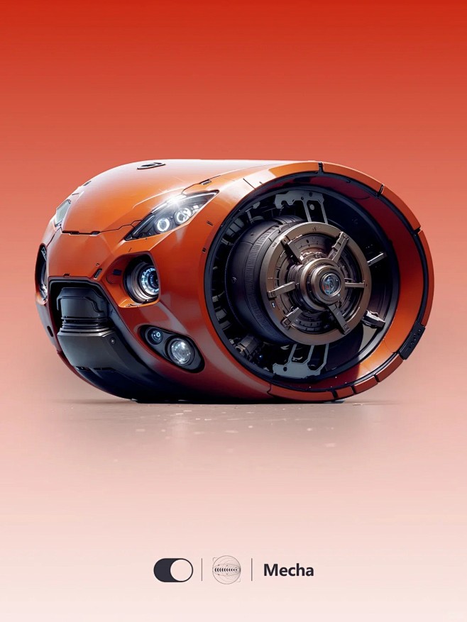 扁平图标立体机甲版海报AIGC_4_玩索家_来自小红书网页版