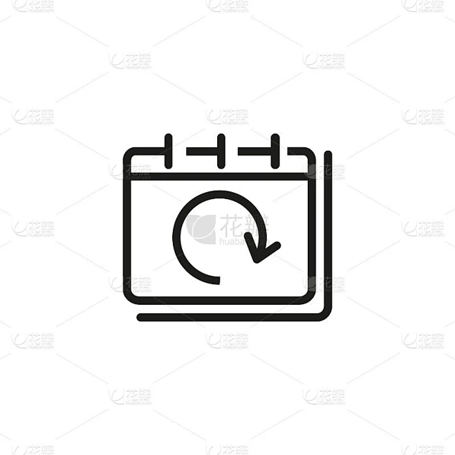 Snooze notification line icon素材-花瓣网