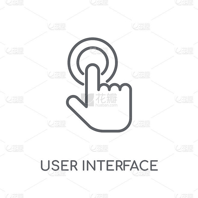User Interface linear icon. Modern outline User In