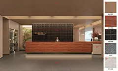 Accenture - reception desk-花瓣网
