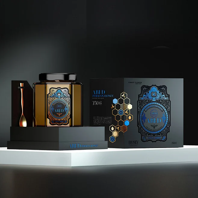 bee honey honey lux packaging Honey packaging lux packaging Persian ...