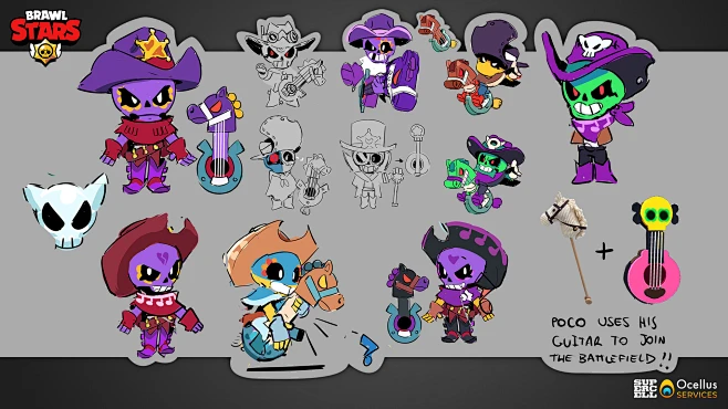 Brawl Stars - Desperado Poco Skin-花瓣网