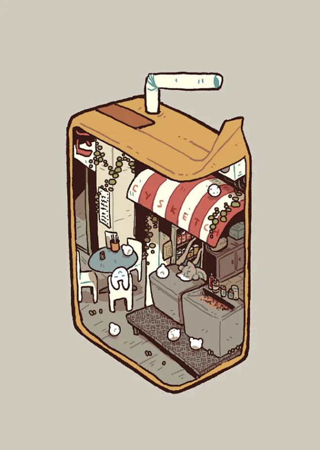 人，最好的心态是平静；最好的状态是简单；最好的感觉是自由；最好的心情是童心。』 【插图作品欣赏系列】来自插图/设计家 Cheryl Young ...