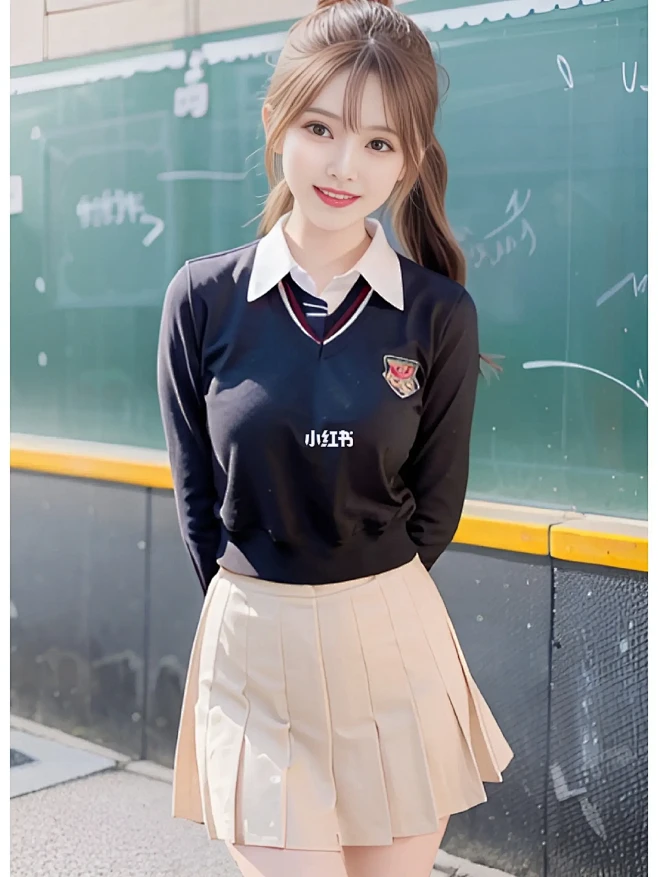 AI绘画_女生A723-花瓣网