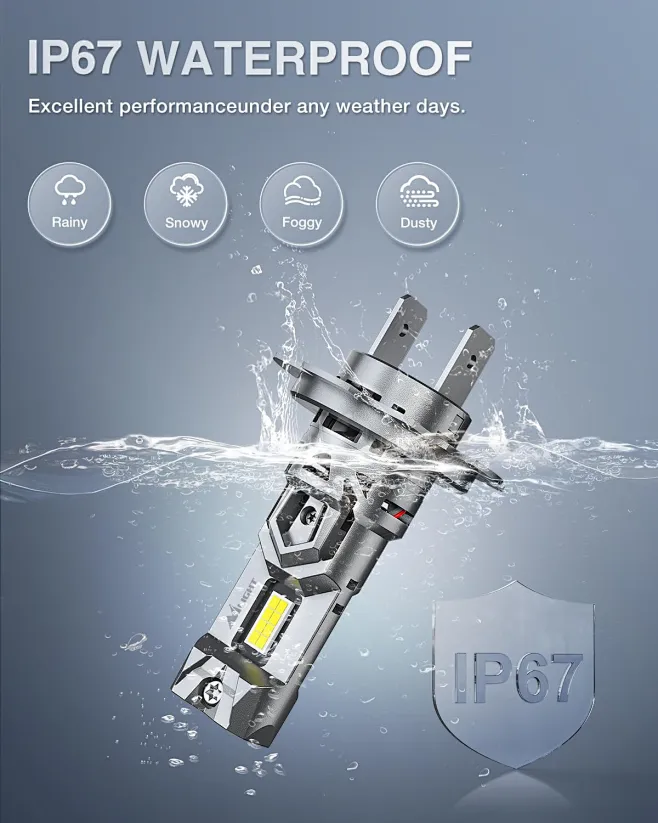 Amazon.com: Nilight 2023 Upgraded H7 LED Headlight Bulbs, 600% Brighter ...