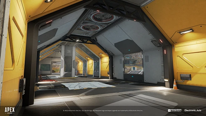 Apex Legends: Eclipse – Broken Moon – Science Bridge Interior-花瓣网
