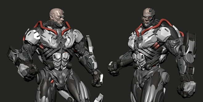 Cyborg Concept-花瓣网