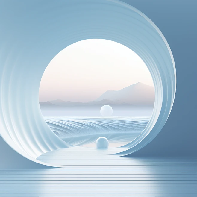 C4D建模背景 场景图 舞台背景 氛围 电商展台 纯图 (43)-花瓣网