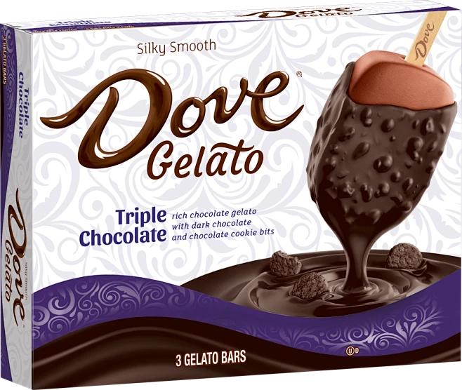 a box of dole gelato with chocolate in it-花瓣网