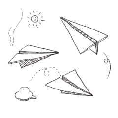 Simple Line Sticker素材-花瓣网