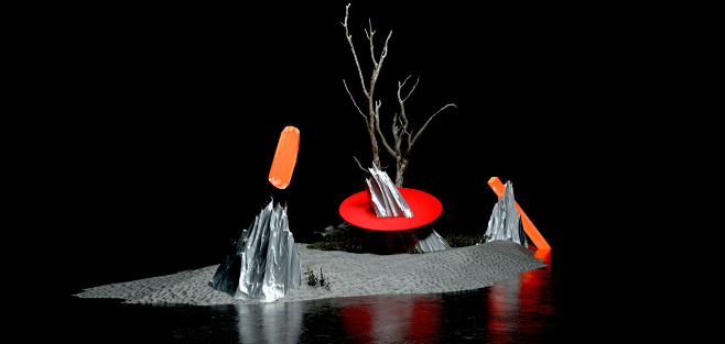 c4d Fashion fine art installation Exhibition sculpture (8)