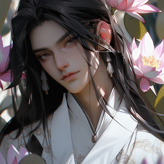 AIGC-young man-花瓣网