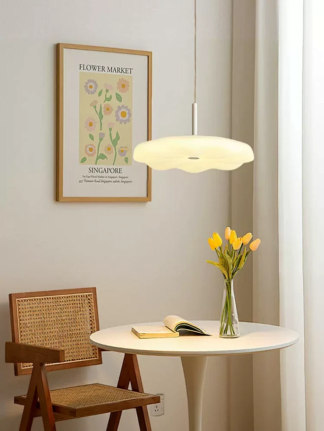 奶油风卧室吊灯现代简约温馨餐厅房间灯网红ins个性创意南瓜LED灯-tmall.com天猫-花瓣网