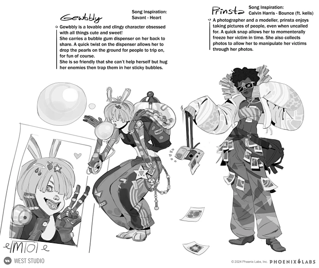 Project LAX (Unreleased) - Character Sketches 2-花瓣网