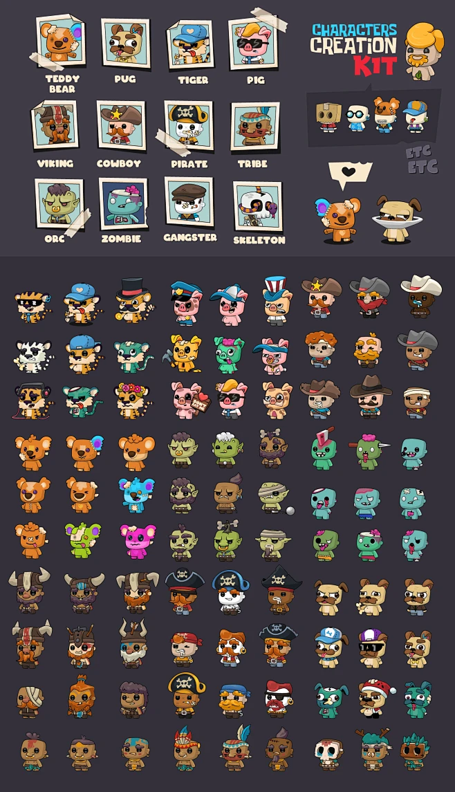 Characters Design-花瓣网