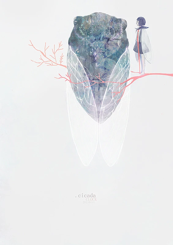 cicada by ~zhongbiao on deviantART-花瓣网