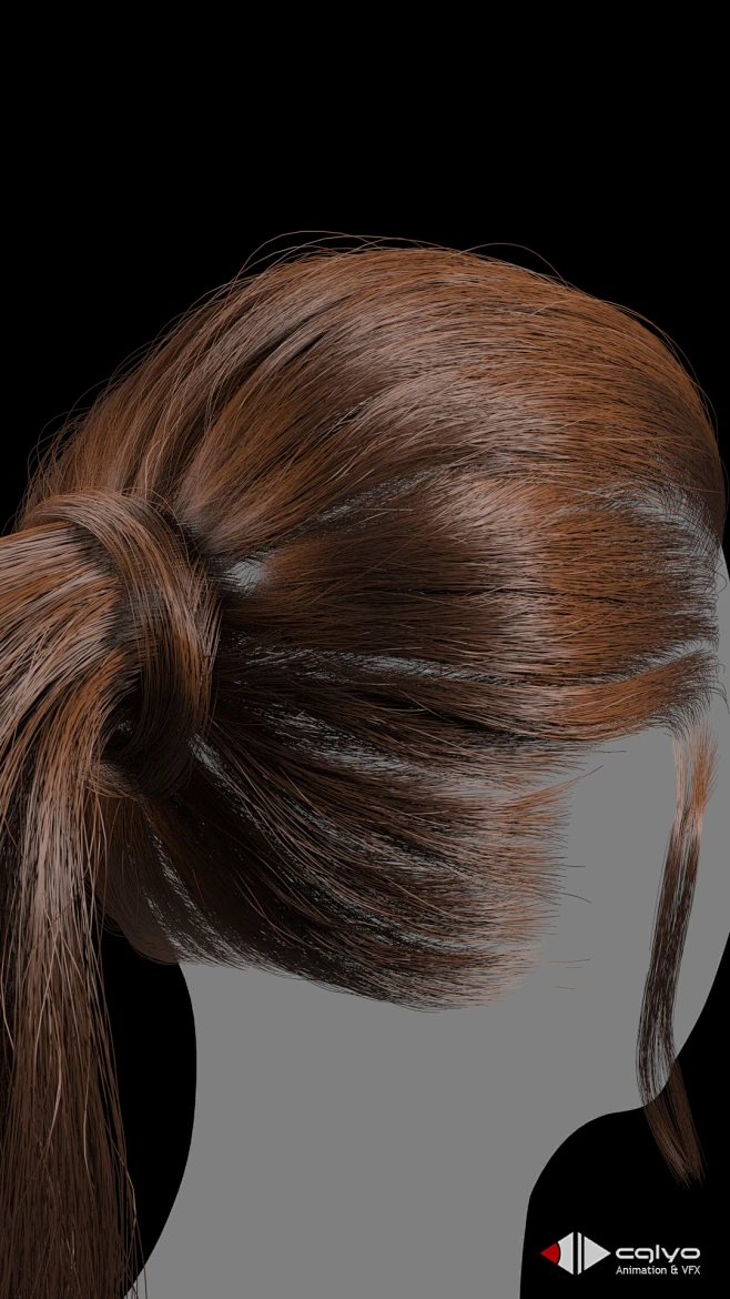 XGen PonyTail Tutorial-花瓣网