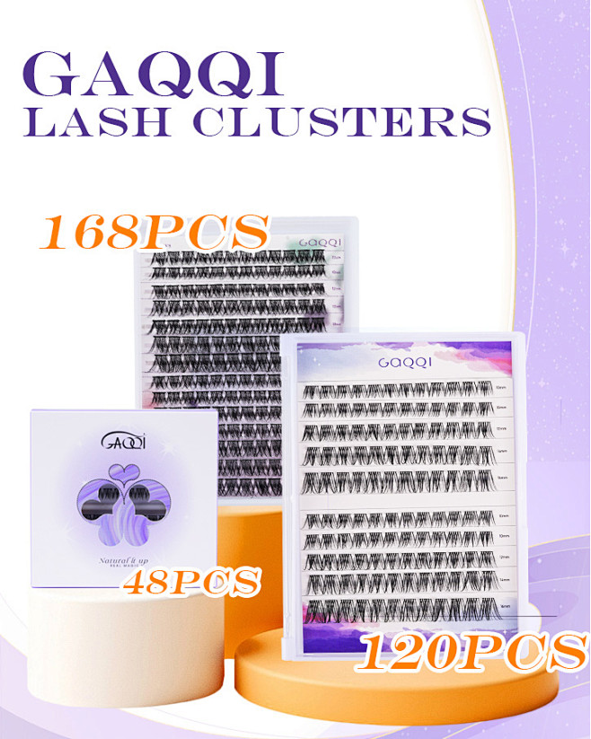 GAQQI lash clusters collection