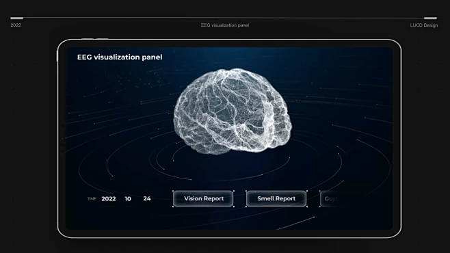 EEG visualization panel-花瓣网