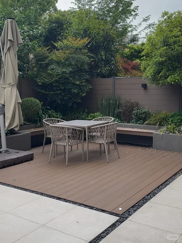 塑木地板庭院 - 小红书搜索-花瓣网