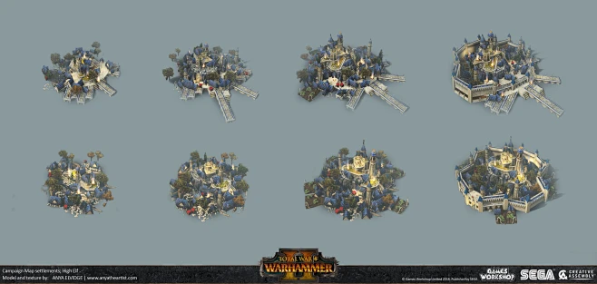 Total War: Warhammer II, Campaign Map, Ulthuan, Anya Jo Elvidge : I had ...