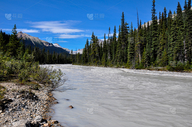 加拿大,水,大不列颠哥伦比亚,洛矶山脉,水平画幅,阿尔伯塔省,无人,户外,山,国内著名景点