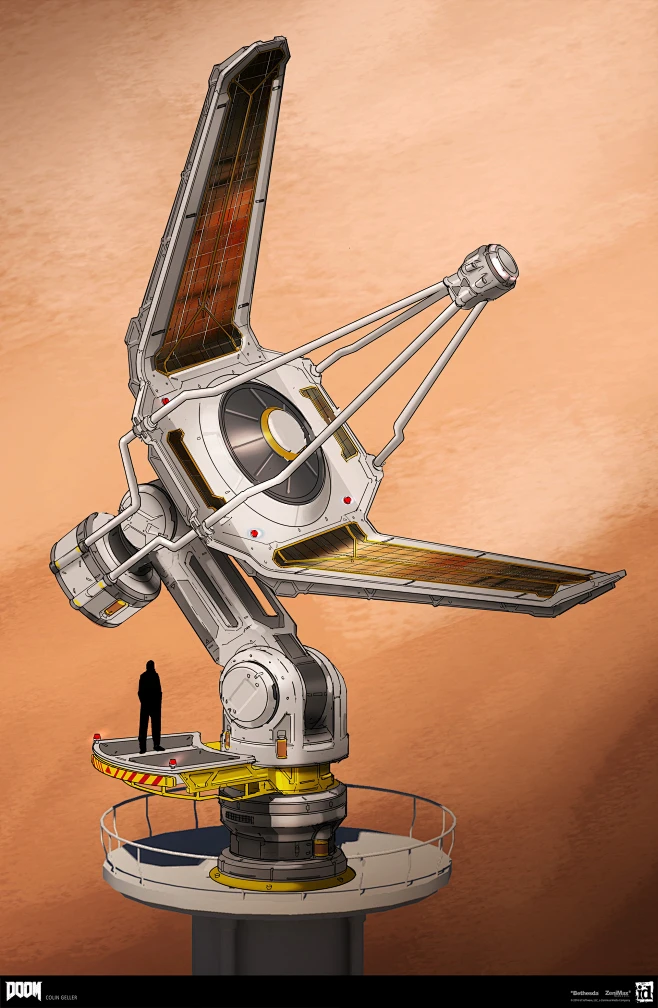 DOOM - Rooftop Props, Colin Geller : Simple rooftop prop designs to ...