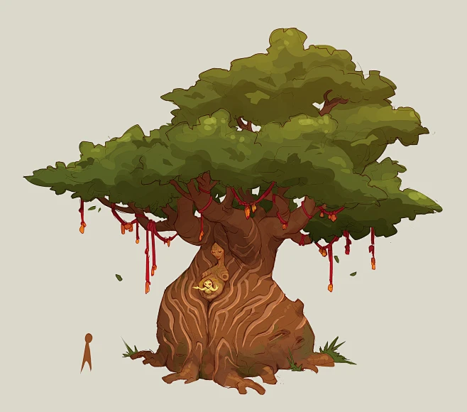 Tree Mothers and Plant Babies, Moniek Schilder : Just some pregnant tree ladies I did as a ...