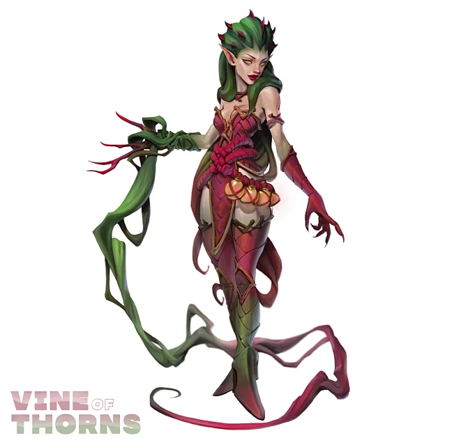 Vine of Thorns, Choi Hee Yoon : Vine of Thorns by Choi Hee Yoon on ArtStation.-花瓣网