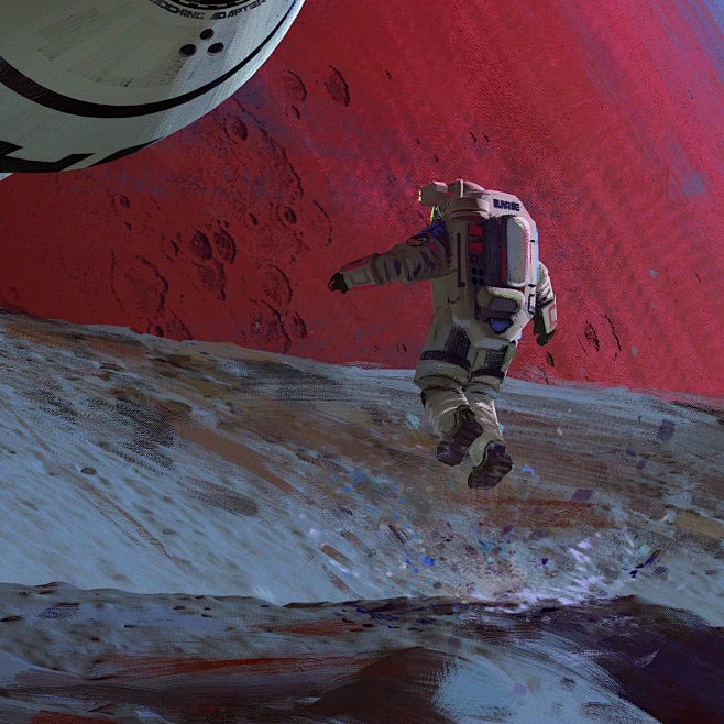 科幻场景气氛图科幻原画科幻场景原画来自cgbook.cn (6594)-花瓣网