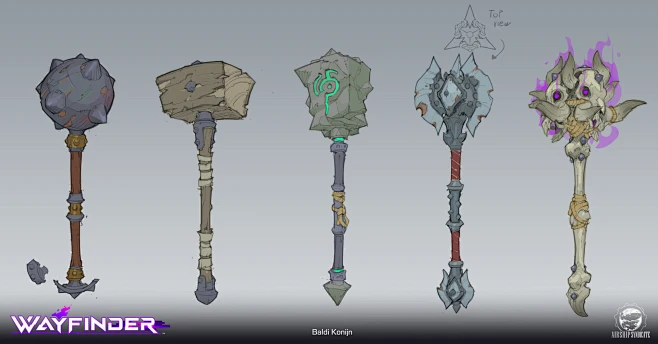 Wayfinder Weapon Concepts-花瓣网