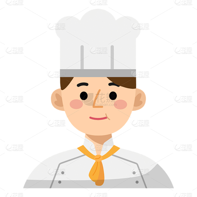 ICON-人物头像元素-厨师2