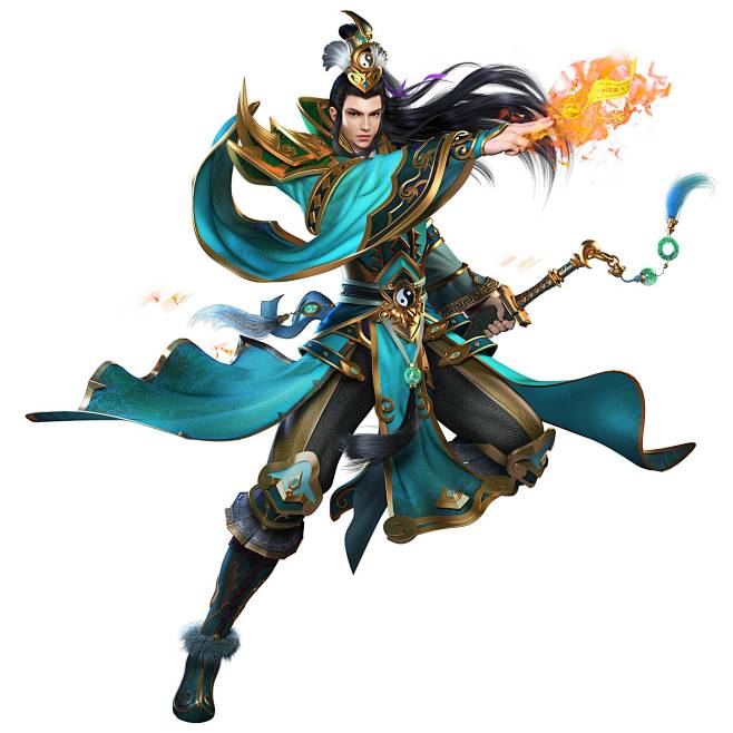 中国风男性角色原画中国风写实角色原画来自cgbook.cn (652)