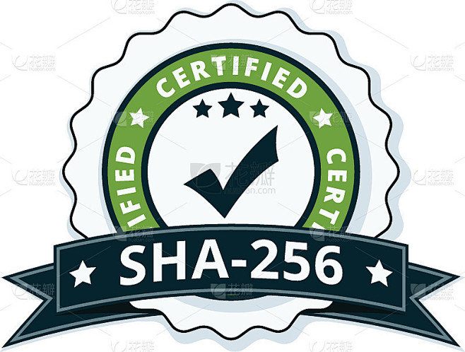 SHA-256认证标签插图