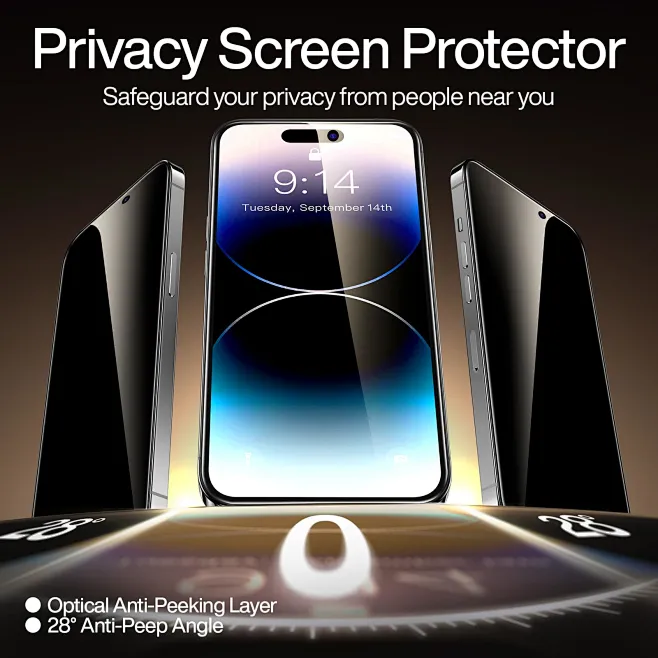 Amazon.com: SmartDevil 2PACK for iPhone 13 Pro Max/14 Plus Screen ...