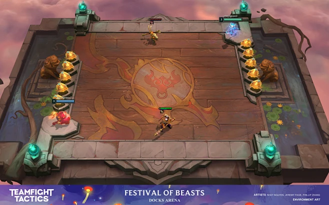 Riot Games Team Fight Tactics: Festival of Beasts Art Blast ...