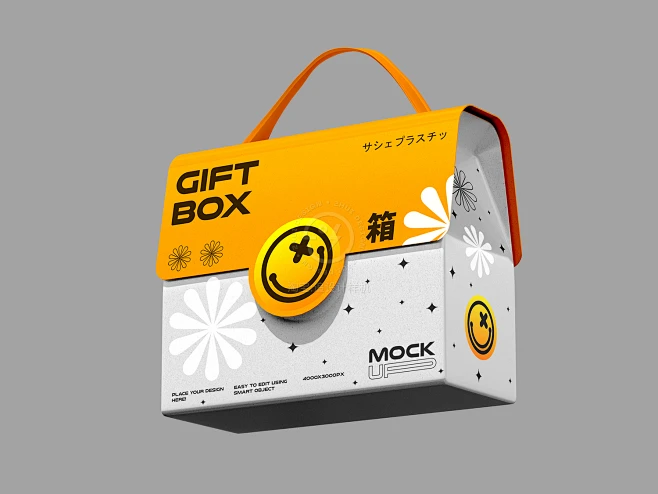 手提礼品盒购物袋品包装盒子vi效果图展示贴图样机psd设计素材-淘宝网-花瓣网