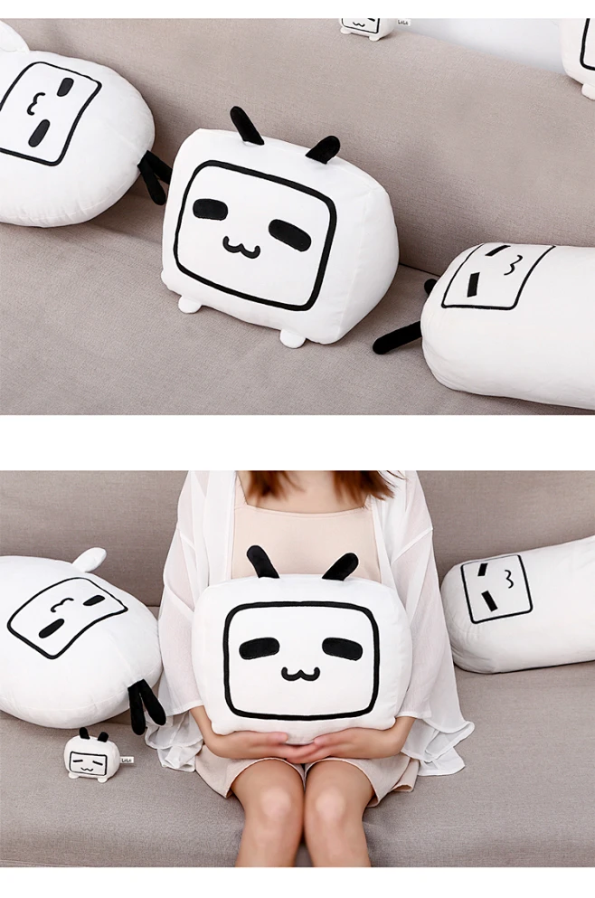 bilibili哔哩哔哩小电视软软毛绒抱枕B站周边动漫二次元软垫摆件-tmall.com天猫-花瓣网