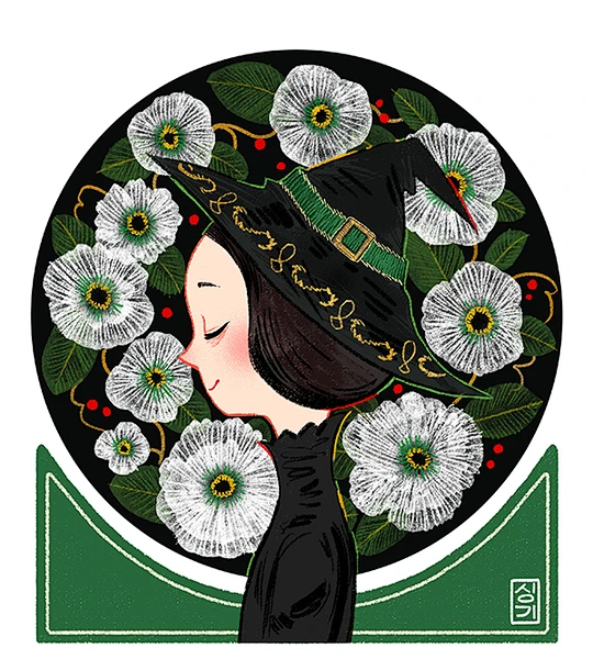 witch - Side face/singgi-花瓣网