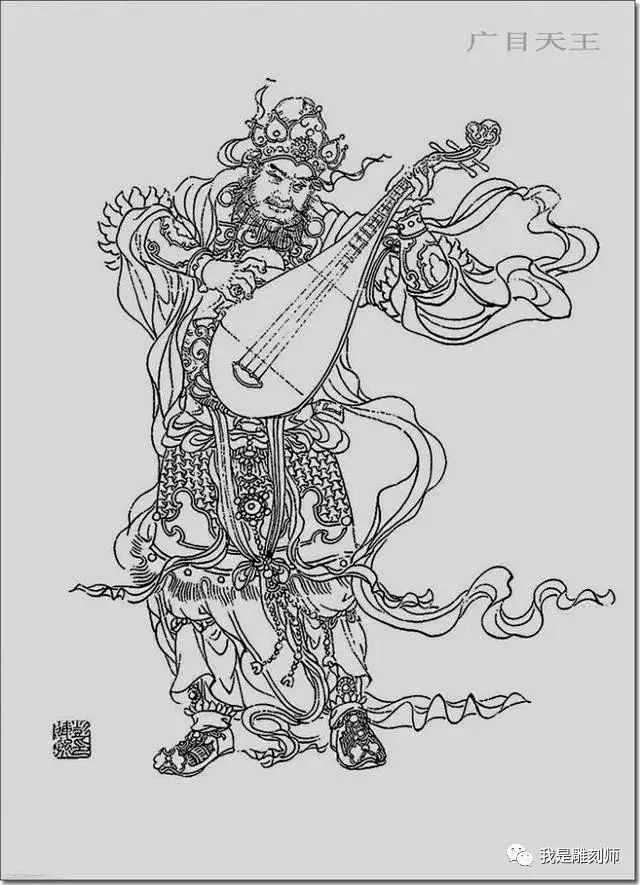 佛教四大天王线描详解的搜索结果_360图片图片_佛像白描图片素材-花瓣网