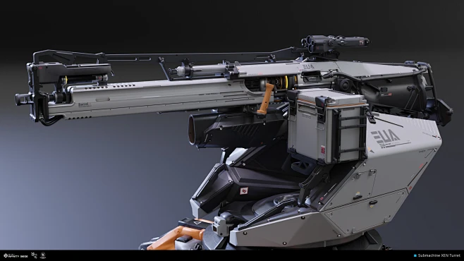 机枪溶质炮塔/Machine Gun XEN Turret Outpost: Infinity Siege/重装前哨-花瓣网