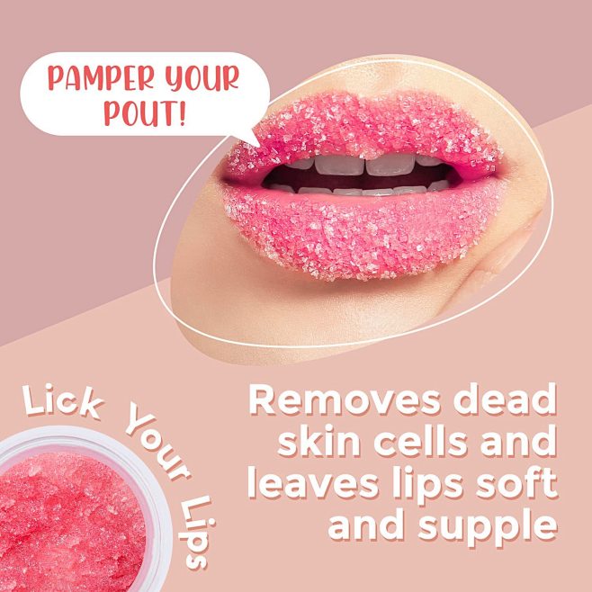 Lick Your Lips Watermelon Sugar Lip Scrub - Lip Scrubs Exfoliator ...