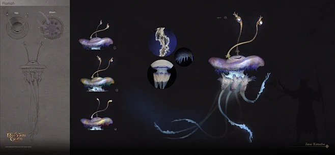 BG3: creatures-花瓣网