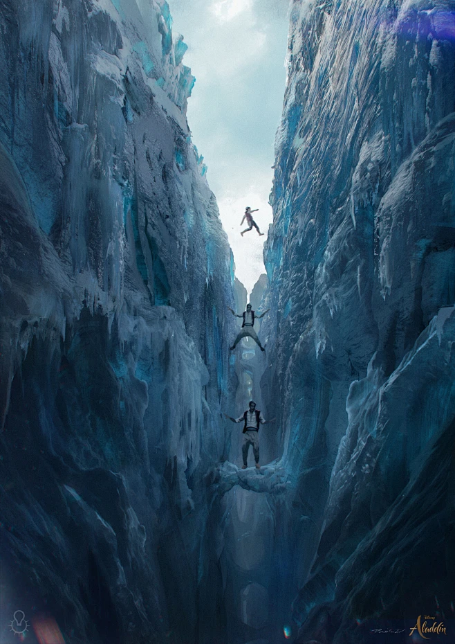 Aladdin. The Frozen Tundra, Pablo Dominguez : Concept for Aladdin 2019 ...