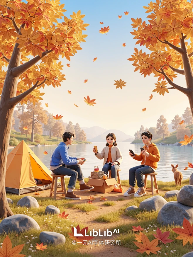 【一元】FLUX-3D运营电商poster-LoRA-一元AI字体研究所-LiblibAI-花瓣网