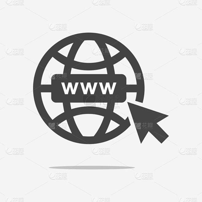Web图标符号向量、用于网站设计的Internet符号、 logo