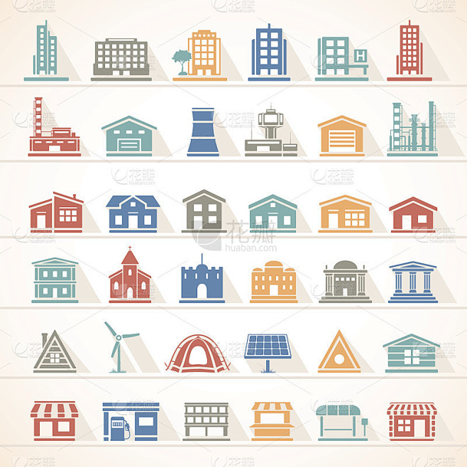 单位图标-建筑物